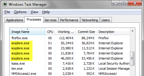 How to prevent IE8 from launching new iexplore.exe for every new tab